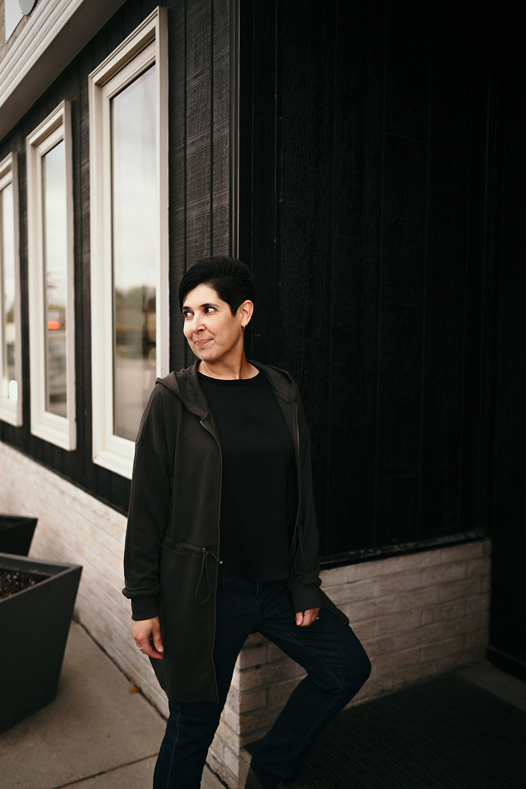 Charcoal Jacket – J. Lily Boutique